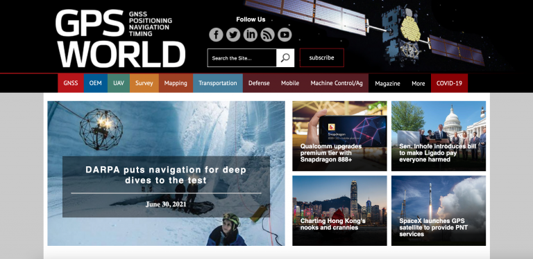 GPS World magazine – Welcome to TABPI